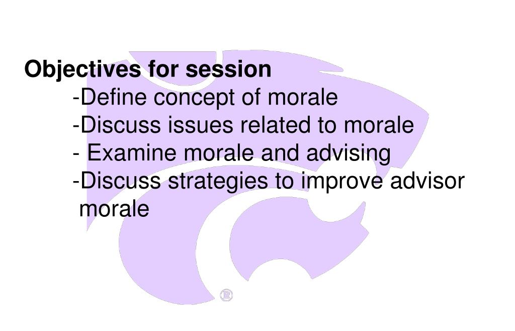 PPT - Elevate Advisor Morale An exploration of the causes of low morale ...