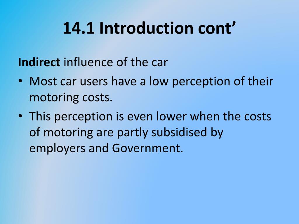PPT - CHAPTER 14 The Role of Cars and Company Cars in SA PowerPoint ...