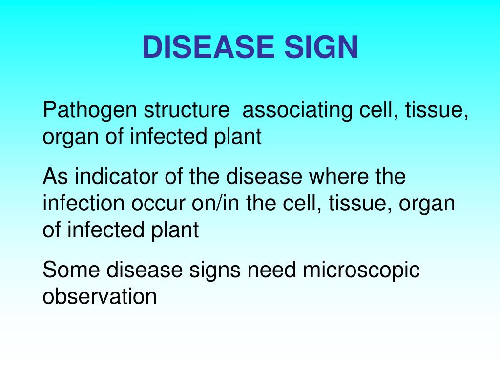 PPT - Disease, Symptom, and causal agent of plant diseases Dr ...