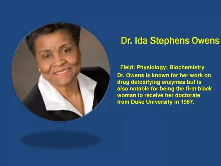 PPT - Dr. Ida Stephens Owens PowerPoint Presentation, free download ...