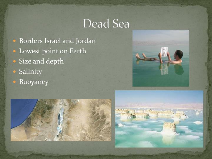 PPT - Dead Sea Desiccation PowerPoint Presentation - ID:2230315