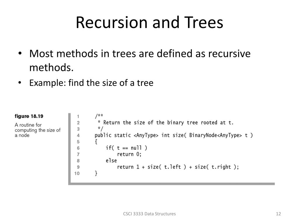 PPT - Chapter 18 - basic definitions - binary trees - tree traversals ... PPT - Chapter 18 - basic definitions - binary trees - tree traversals ...