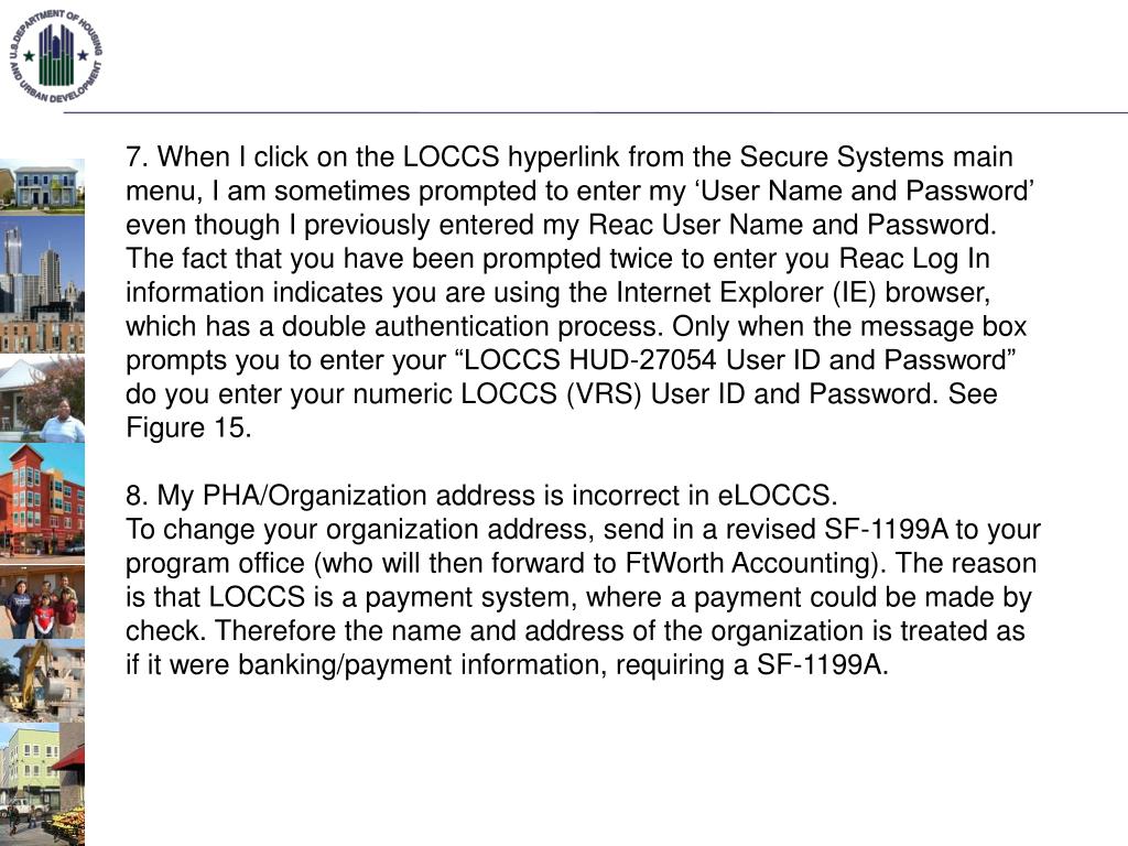 PPT - U.S. Department of Housing and Urban Development LOCCS Manual ...