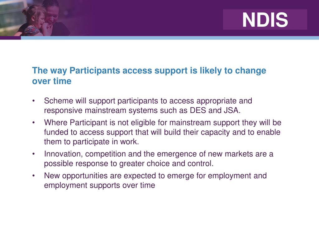 PPT - The National Disability Insurance Scheme Employment and ...