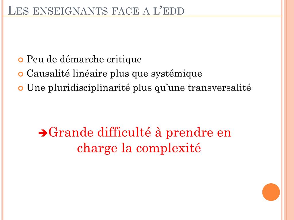 PPT - regard réflexif sur les pratiques des enseignants en éducation au ...