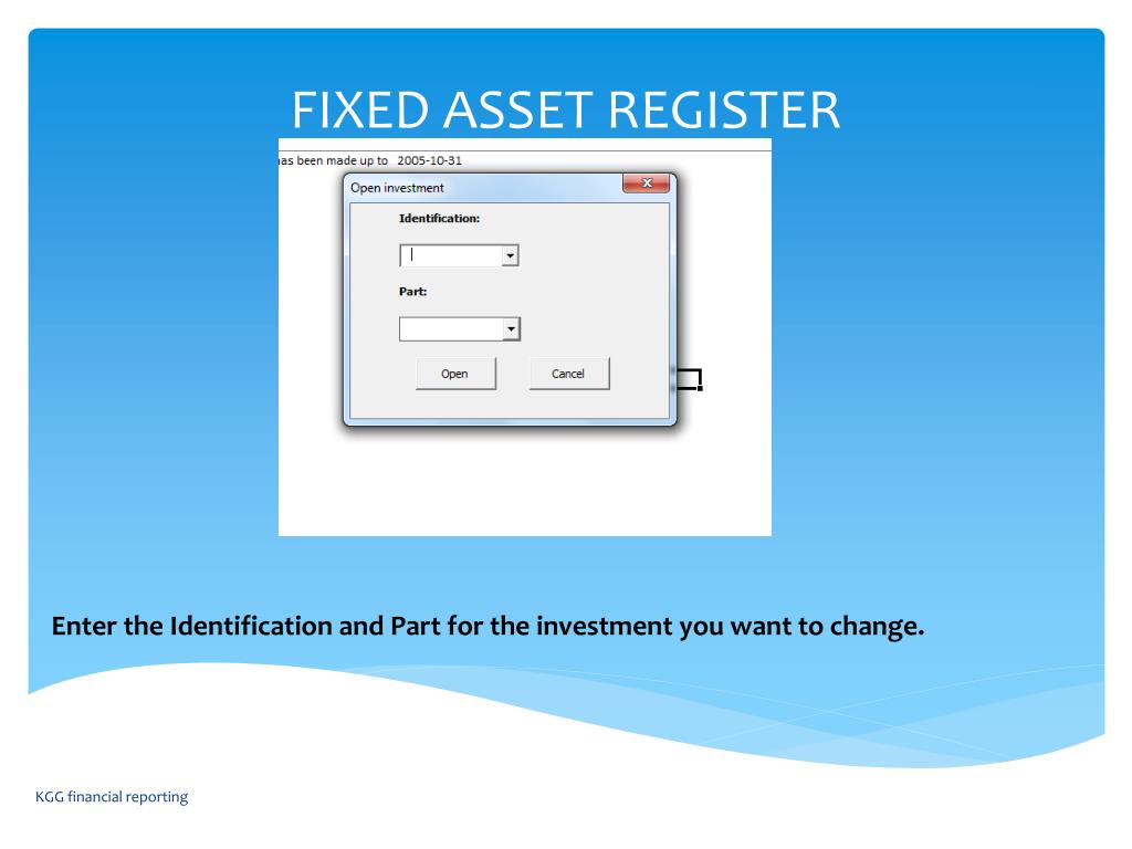 PPT - FIXED ASSET REGISTER PowerPoint Presentation, free download - ID ...