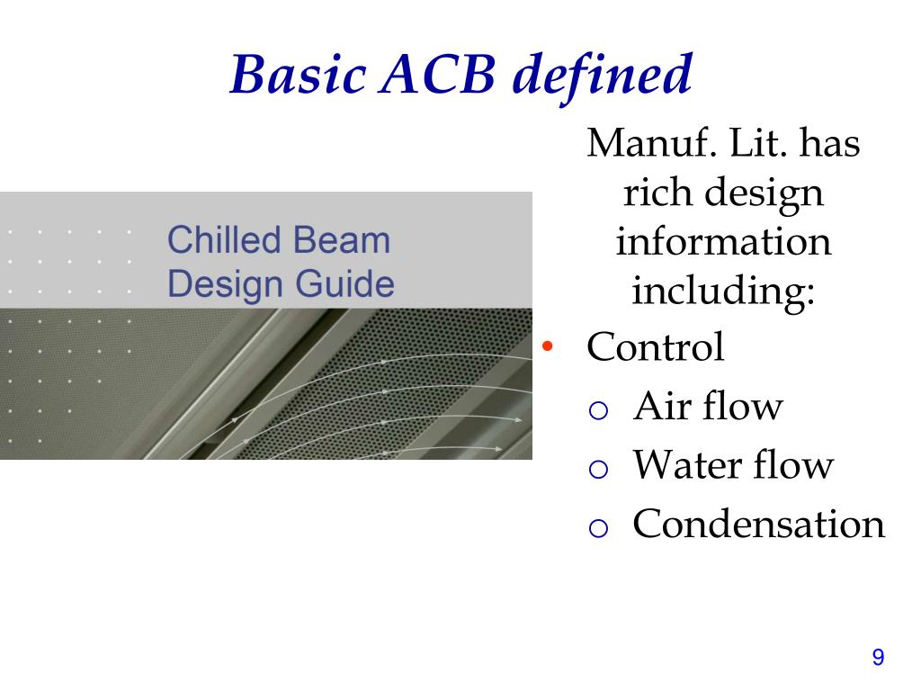 PPT - Active Chilled Beams (ACB): Rising Contender or Passing Fad ...