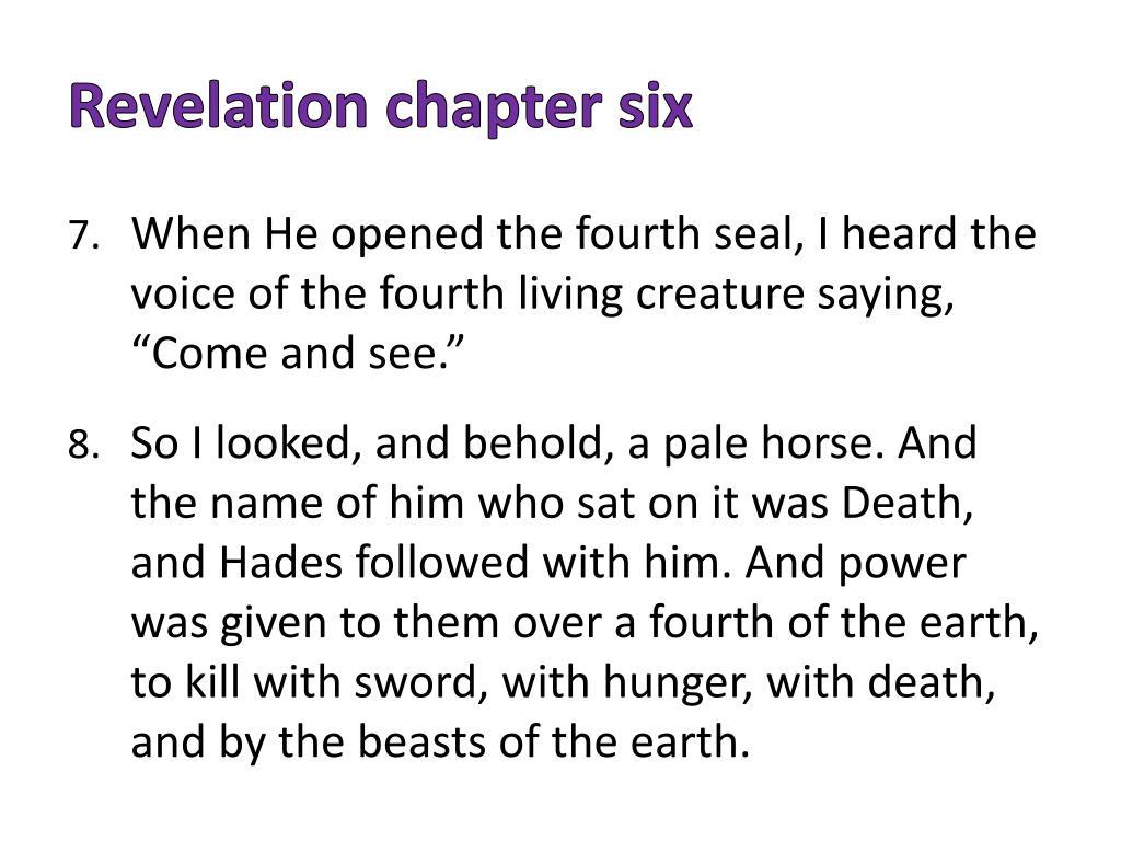 PPT - The Seven Seals Revelation 6:1-8:1 PowerPoint Presentation, free ...