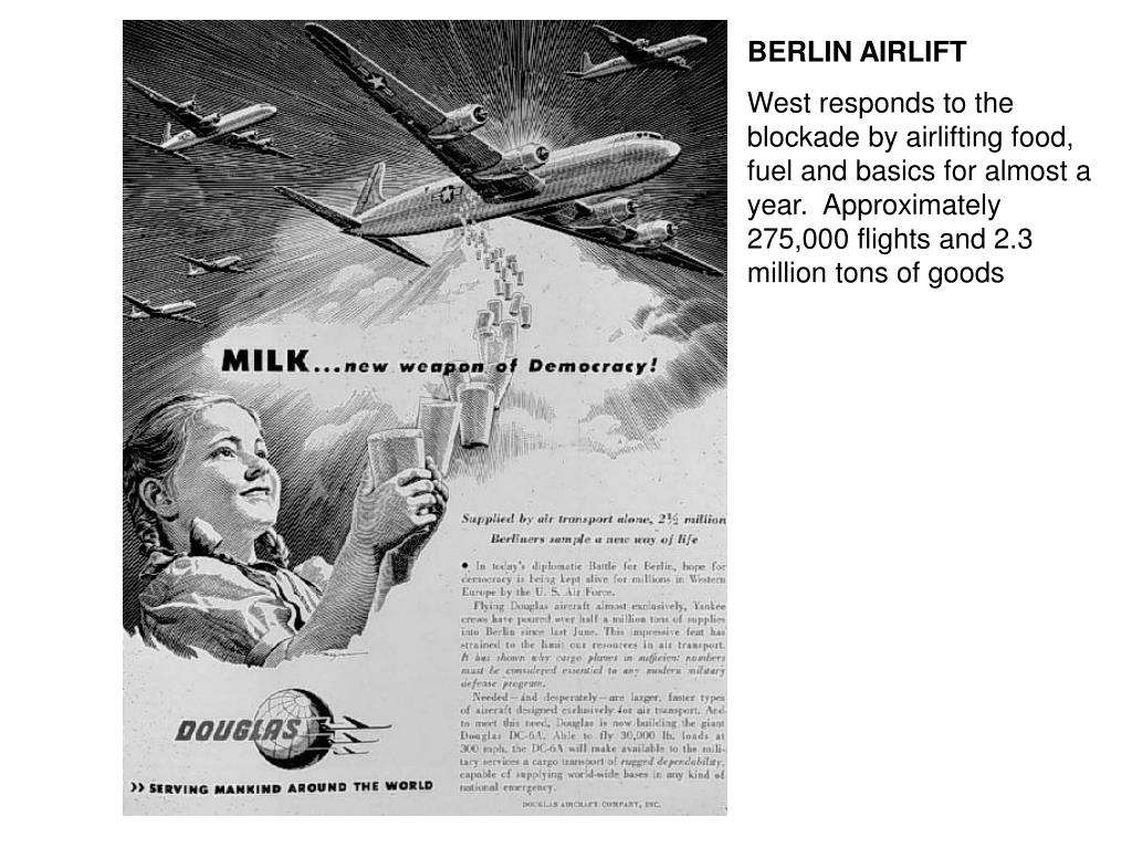 PPT - BERLIN CRISIS: BLOCKADE & AIRLIFT 1948-1949 DIVISION OF GERMANY ...