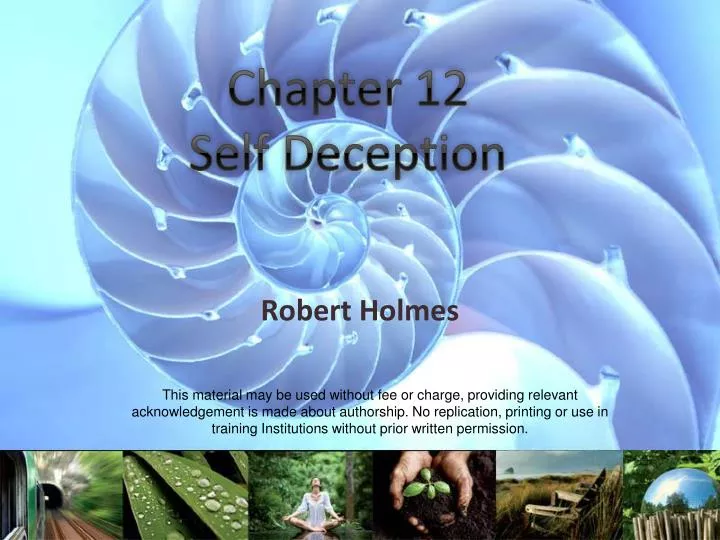 PPT - Chapter 12 Self Deception PowerPoint Presentation, free download - ID:2233247
