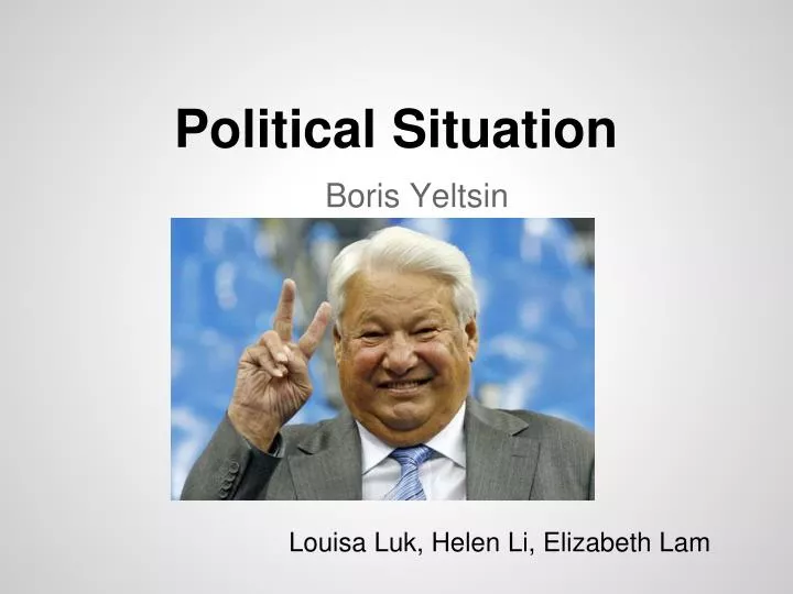PPT - Political Situation PowerPoint Presentation, free download - ID ...
