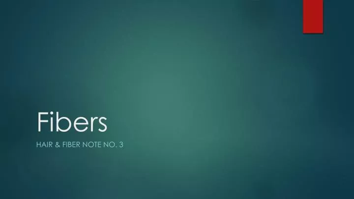 PPT - Fibers PowerPoint Presentation, free download - ID:2233494