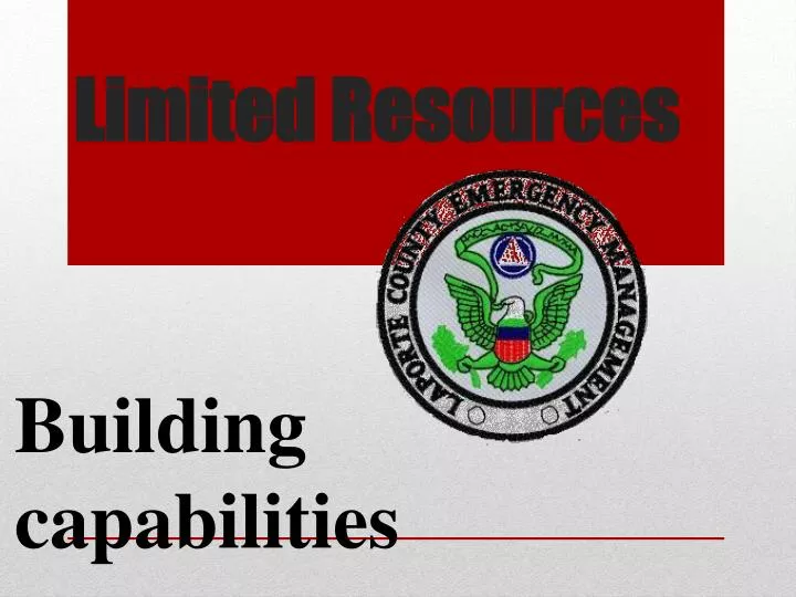 PPT - Limited Resources PowerPoint Presentation, free download - ID:2233526