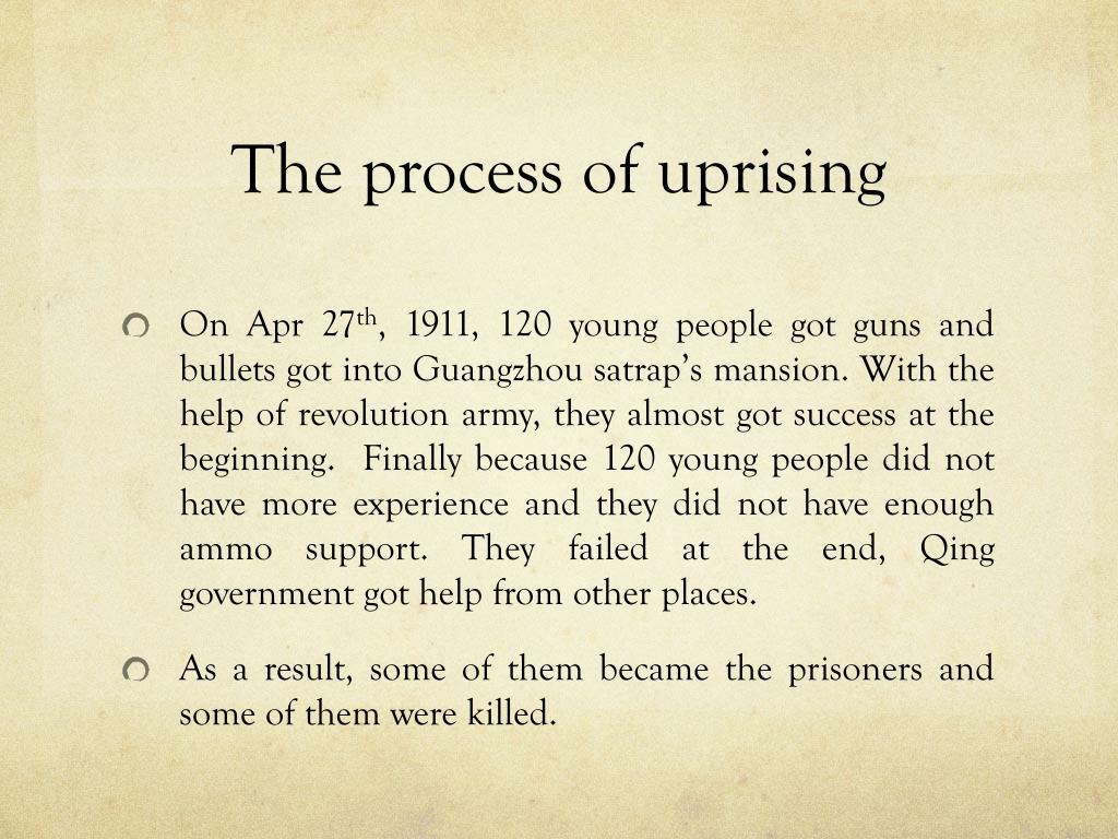 PPT - Huanghuagang Uprising (Second Guangzhou Uprising) PowerPoint ...