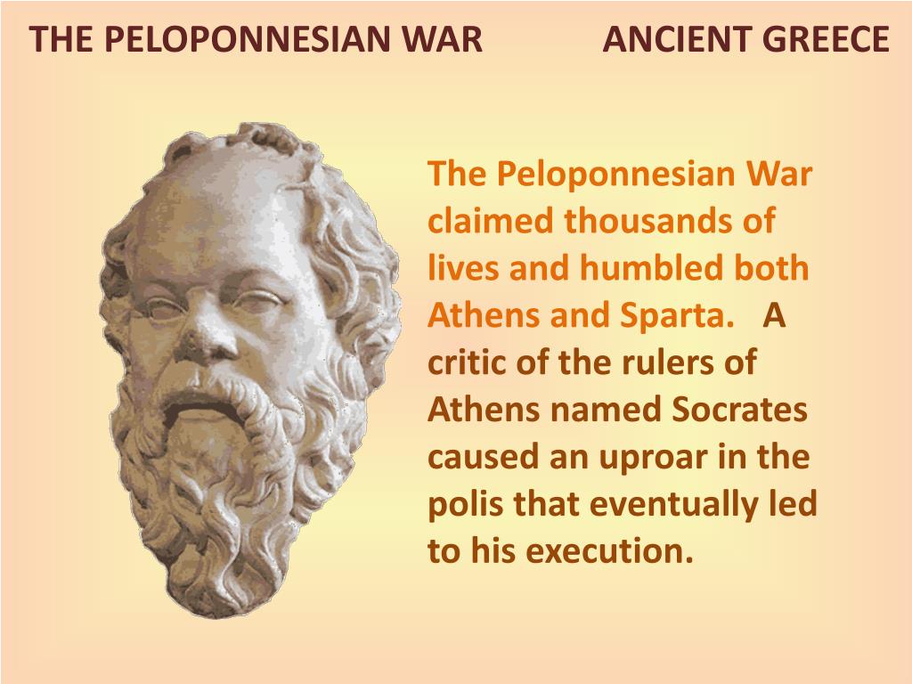 PPT - THE PELOPONNESIAN WAR ANCIENT GREECE PowerPoint Presentation ...
