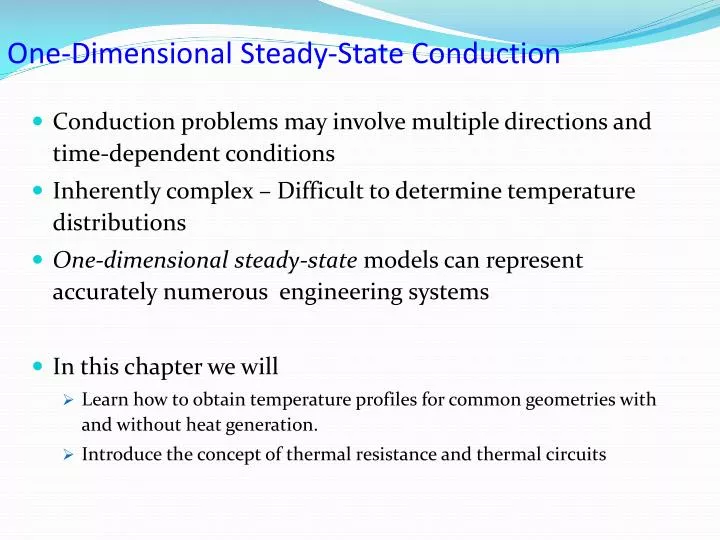 PPT - One-Dimensional Steady-State Conduction PowerPoint Presentation ...
