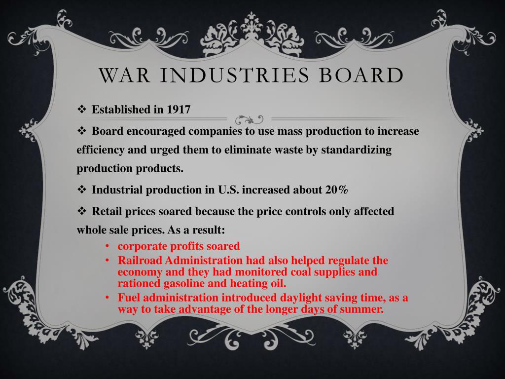 PPT - The Effects of World War I In The United States: Social ...