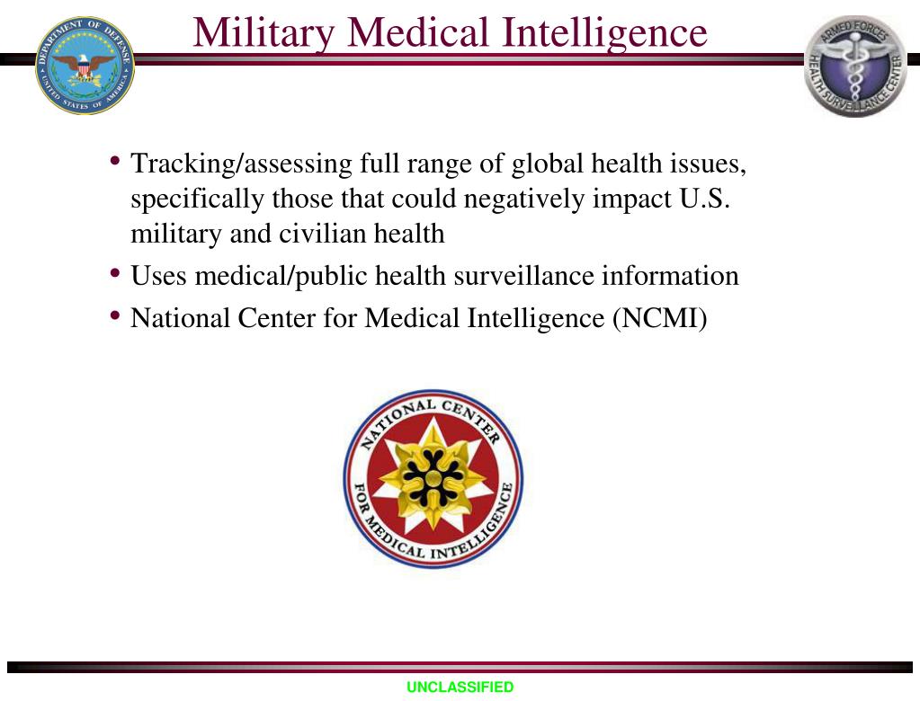 PPT - Armed Forces Health Surveillance Center: Medical Intelligence or ...