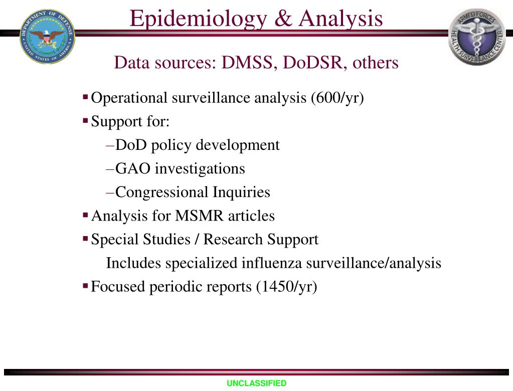 PPT - Armed Forces Health Surveillance Center: Medical Intelligence or ...