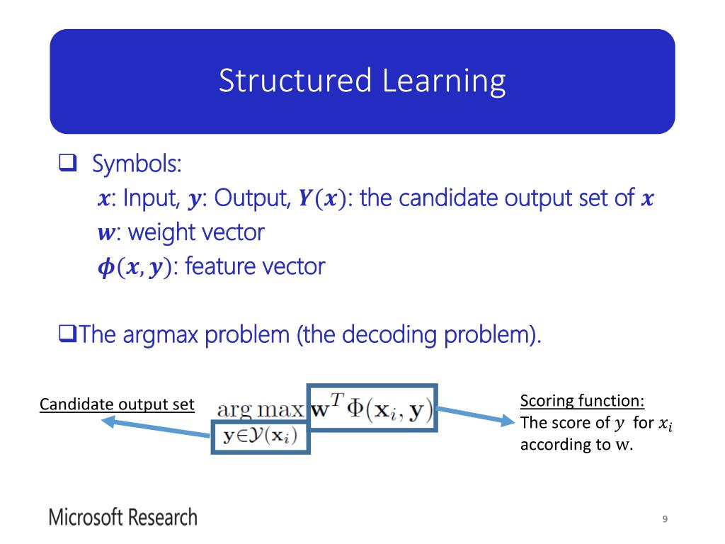 Ppt Dual Coordinate Descent Algorithms For Efficient Large Margin Structured Prediction