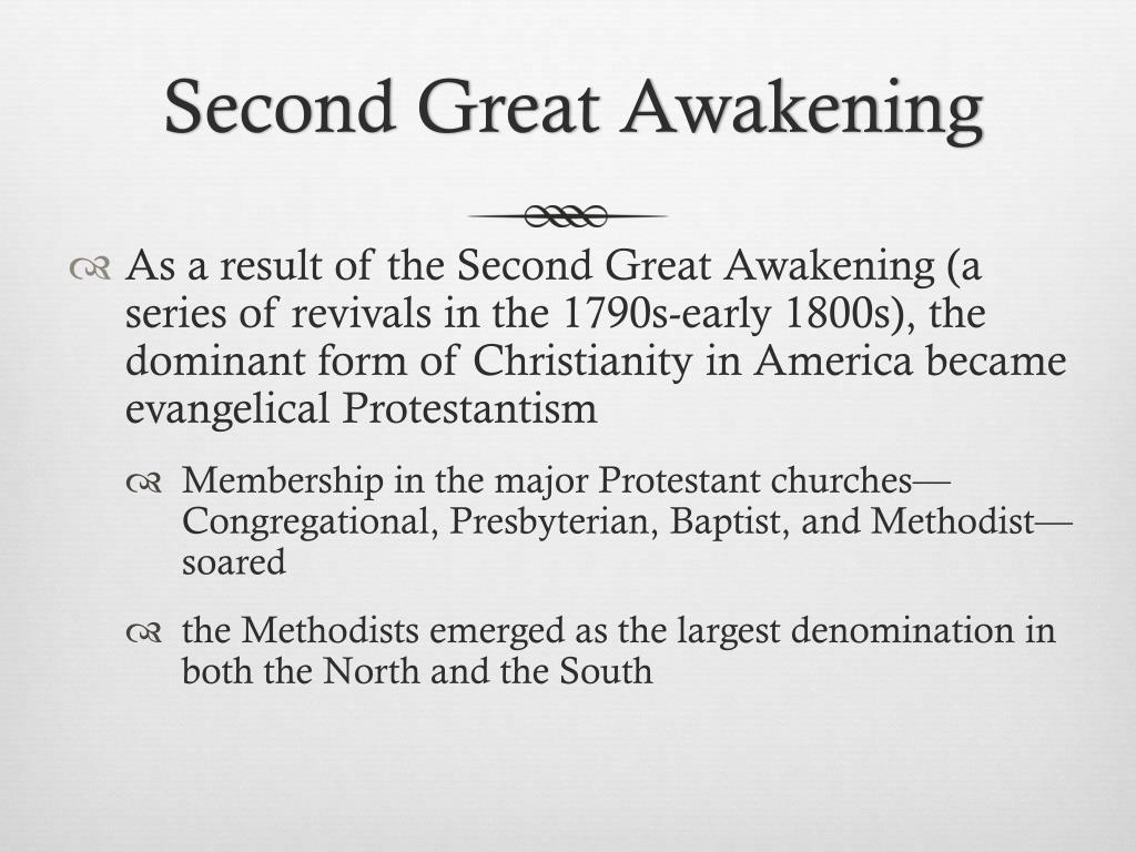 PPT - The 2 nd Great Awakening & Transcendentalism PowerPoint ...