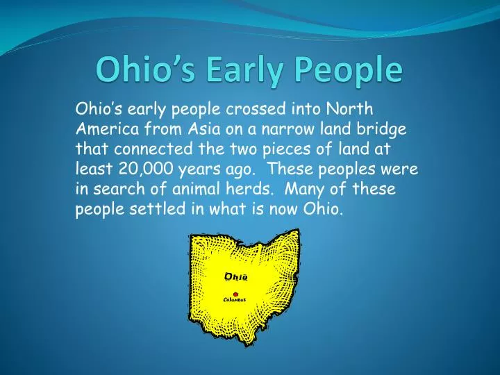 PPT - Ohio’s Early People PowerPoint Presentation, free download - ID ...