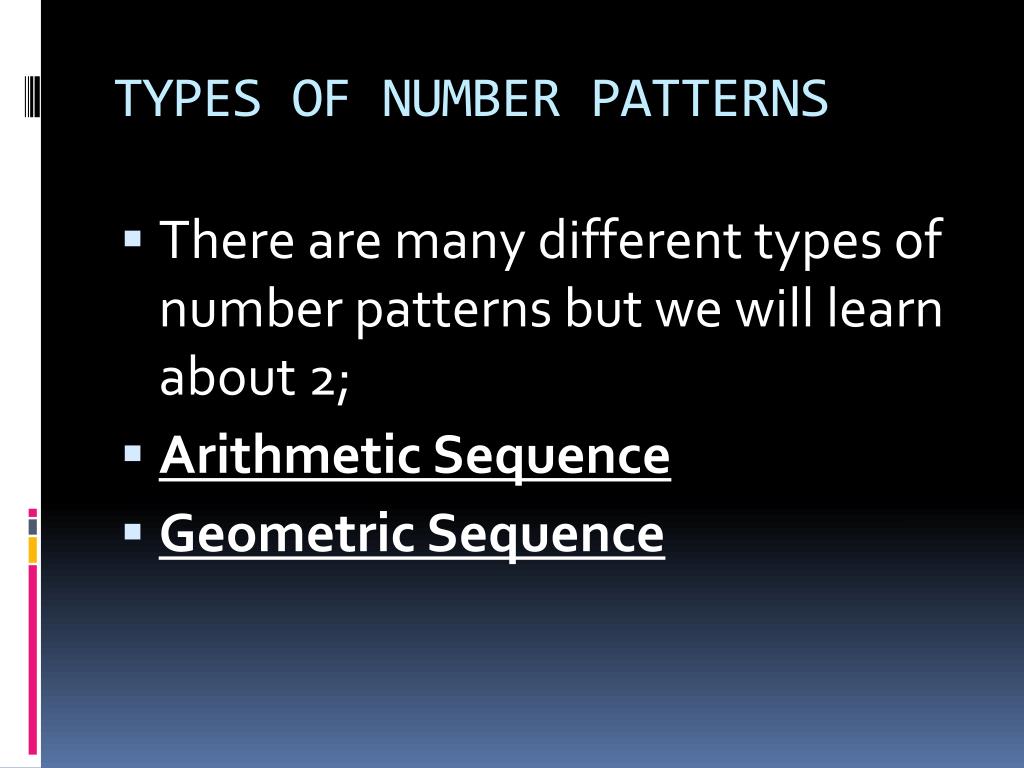 PPT Number Patterns In Math PowerPoint Presentation Free Download