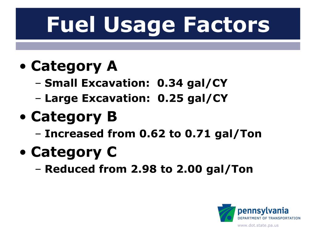 PPT - Summary of Diesel Fuel Price Adjustment and New Revisions for ...