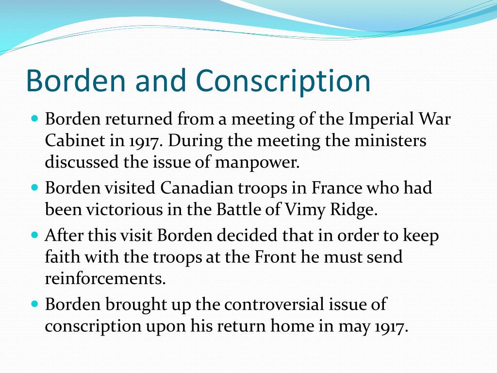 PPT - Impact of WW1 on Canadian Politics PowerPoint Presentation, free ...