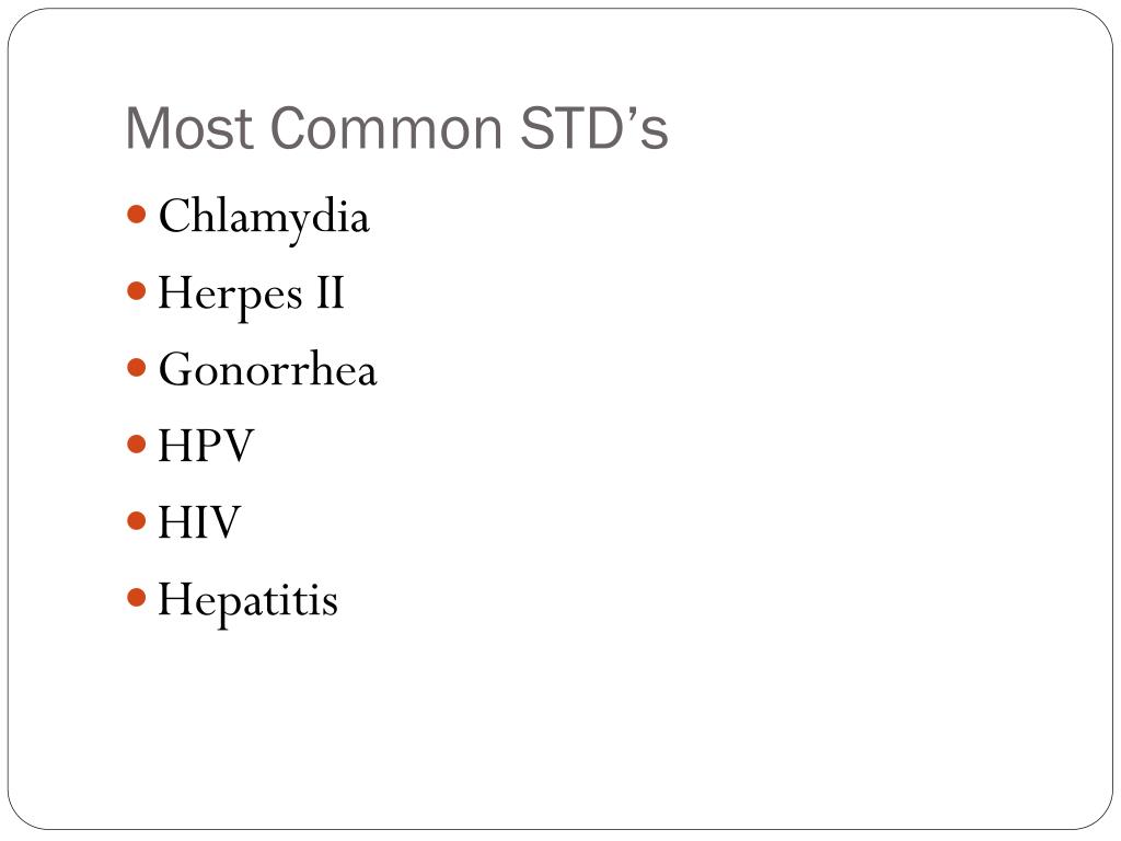 PPT - Sexually Transmitted Diseases and Infections PowerPoint ...