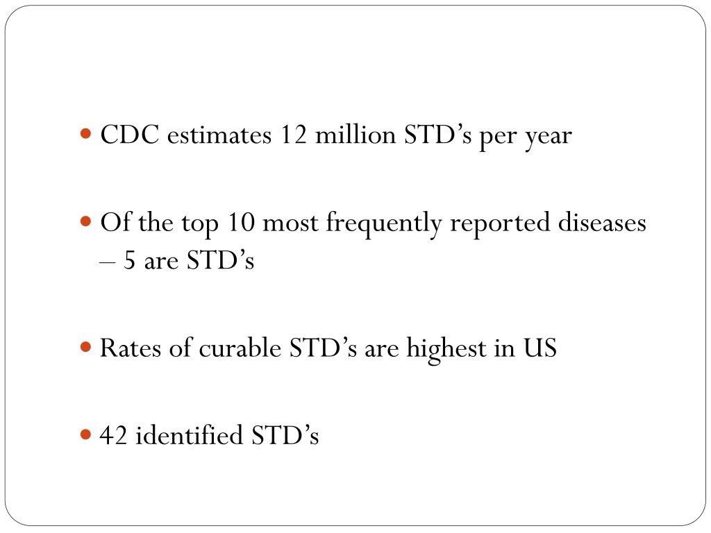 PPT - Sexually Transmitted Diseases and Infections PowerPoint ...