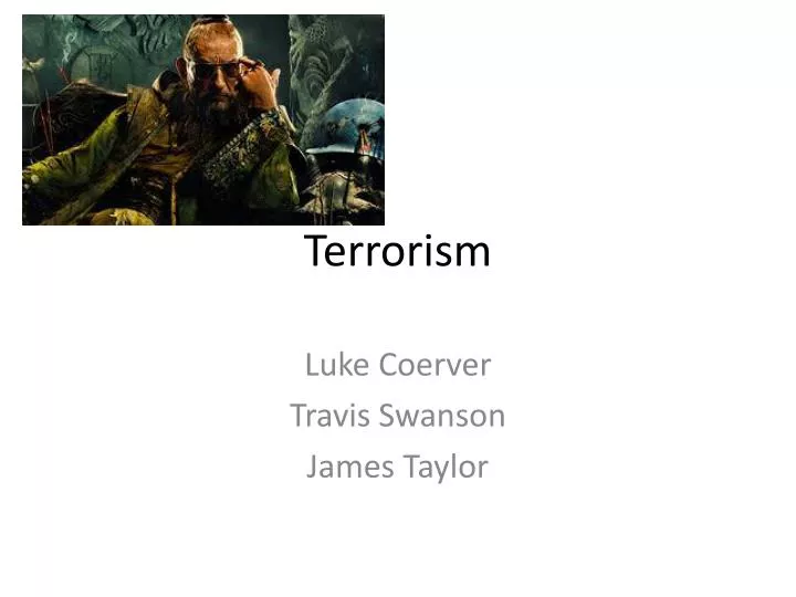 PPT - Terrorism PowerPoint Presentation, free download - ID:2238086