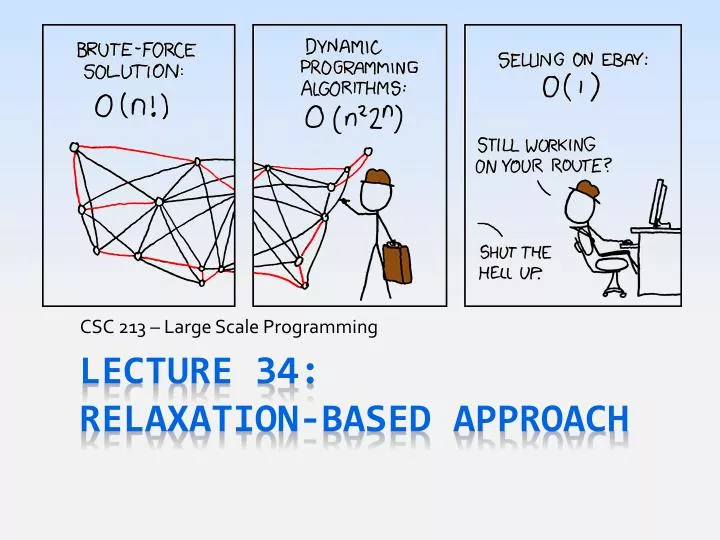 PPT - Lecture 34: Relaxation-Based Approach PowerPoint Presentation, free download - ID:2238311