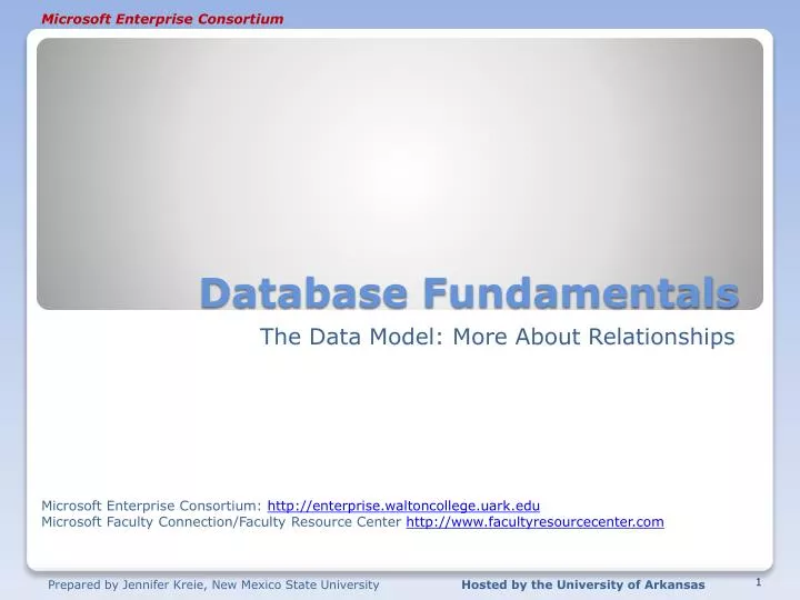 PPT - Database Fundamentals PowerPoint Presentation, free download - ID:2238480
