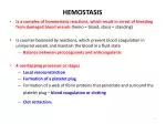 PPT - HEMOSTASIS PowerPoint Presentation - ID:2238933