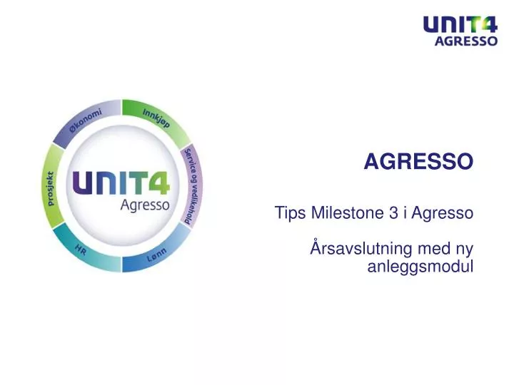 PPT - Agresso PowerPoint Presentation, free download - ID:2239178