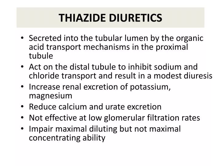 Mechanism Of Action Of Thiazide Diuretics Examples Im - vrogue.co Mechanism Of Action Of Thiazide Diuretics Examples Im - vrogue.co