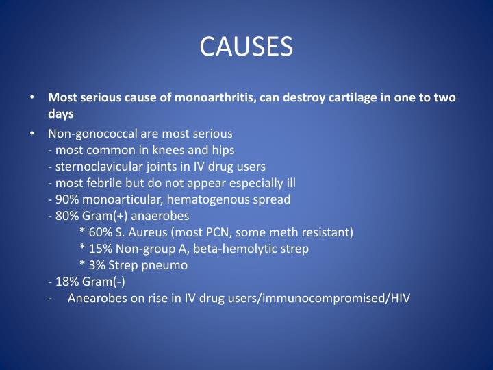 PPT - APPROACH TO MONOARTHRITIS PowerPoint Presentation - ID:2239970