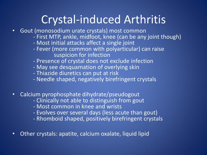 PPT - APPROACH TO MONOARTHRITIS PowerPoint Presentation - ID:2239970