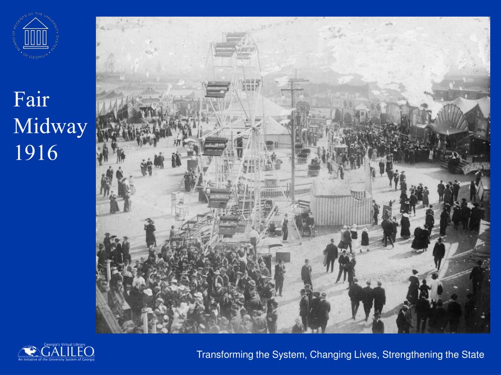 PPT - The Georgia State Fair Macon, 1886-1960 Ed Johnson PowerPoint ...