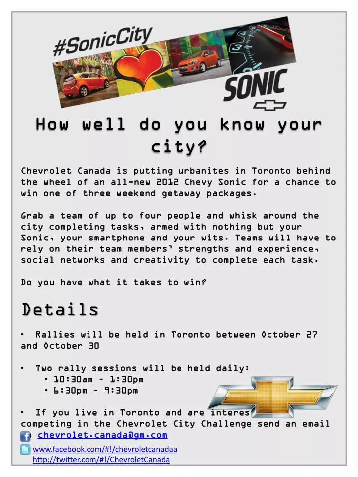 PPT - How well do you know your city? PowerPoint Presentation, free ...