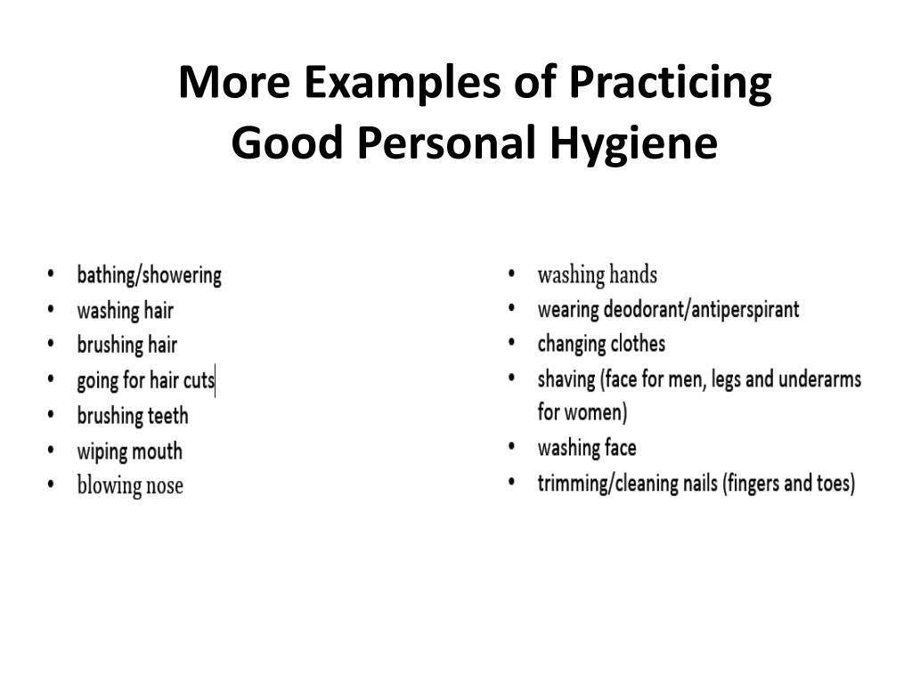 Ppt Good Personal Hygiene Practices Powerpoint Presentation Free
