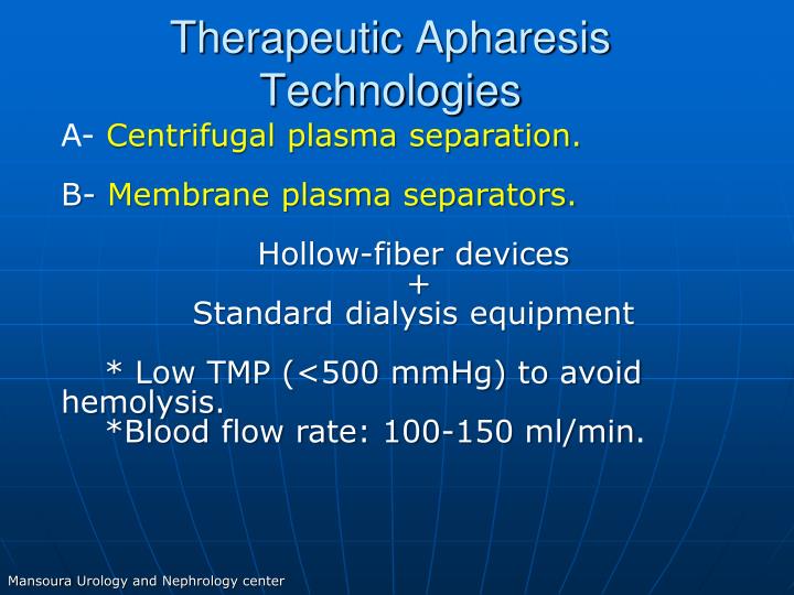 PPT - Plasmapheresis PowerPoint Presentation - ID:2240329
