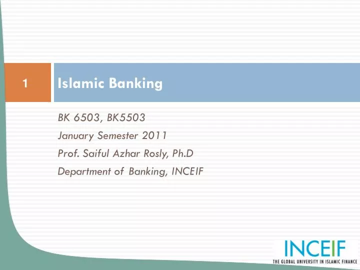 PPT - Islamic Banking PowerPoint Presentation, free download - ID:2240810