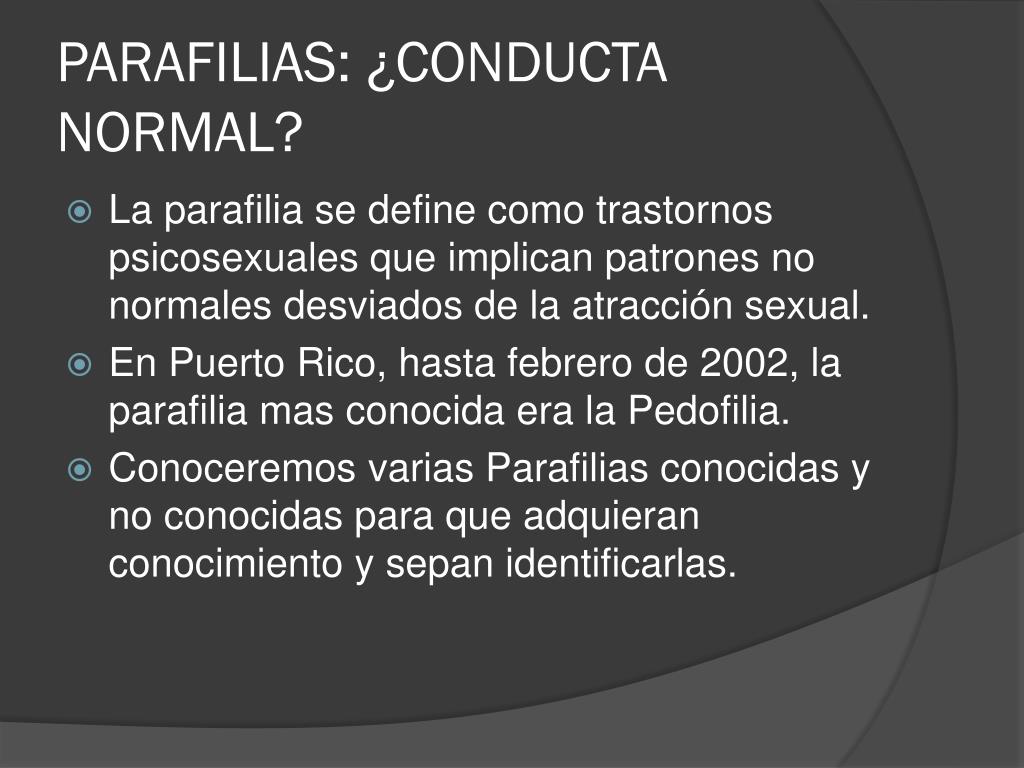 PPT - PARAFILIAS, ORIENTACIÓN SEXUAL Y TRASTORNOS SEXUALES PowerPoint ...
