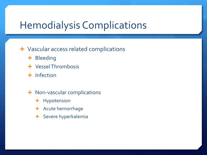 PPT - Renal Failure and Complications of Hemodialysis PowerPoint ...