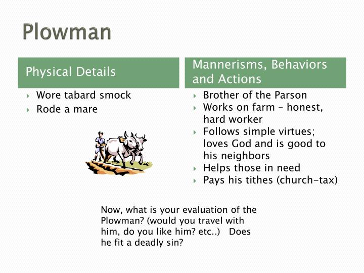 PPT - The Canterbury Tales: Prologue Characterization PowerPoint ...