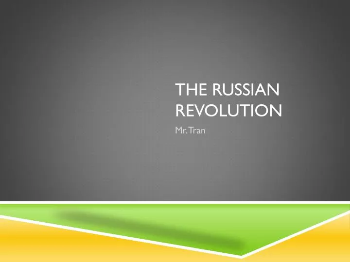 PPT - The Russian Revolution PowerPoint Presentation, free download ...