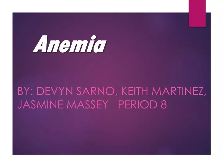 PPT - Anemia PowerPoint Presentation, free download - ID:2242333