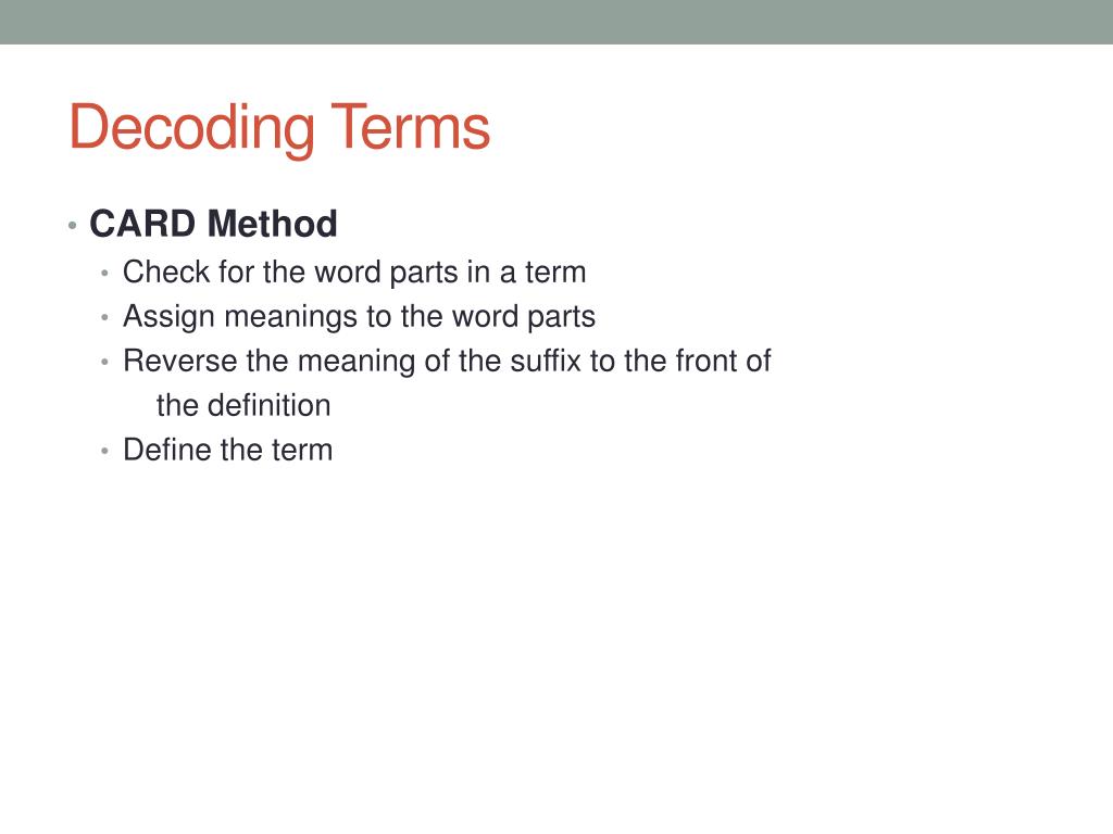 PPT - MED 103: Medical Terminology PowerPoint Presentation, free ...